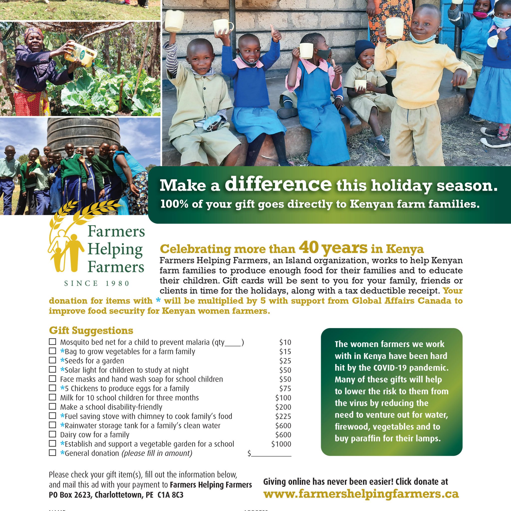 Farmers Helping Farmers | Globally-minded people from P.E.I. partnering ...