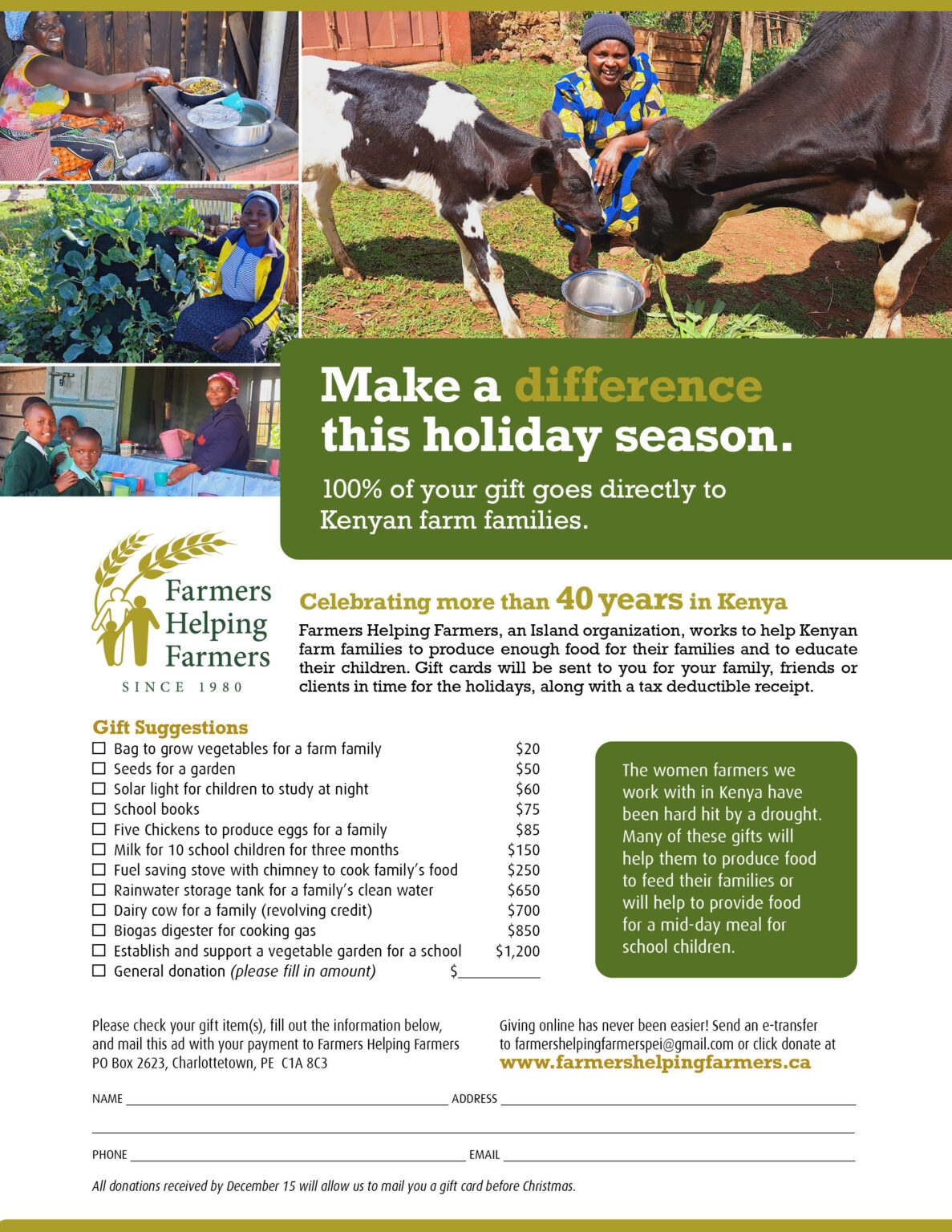 Farmers Helping Farmers | Globally-minded people from P.E.I. partnering ...