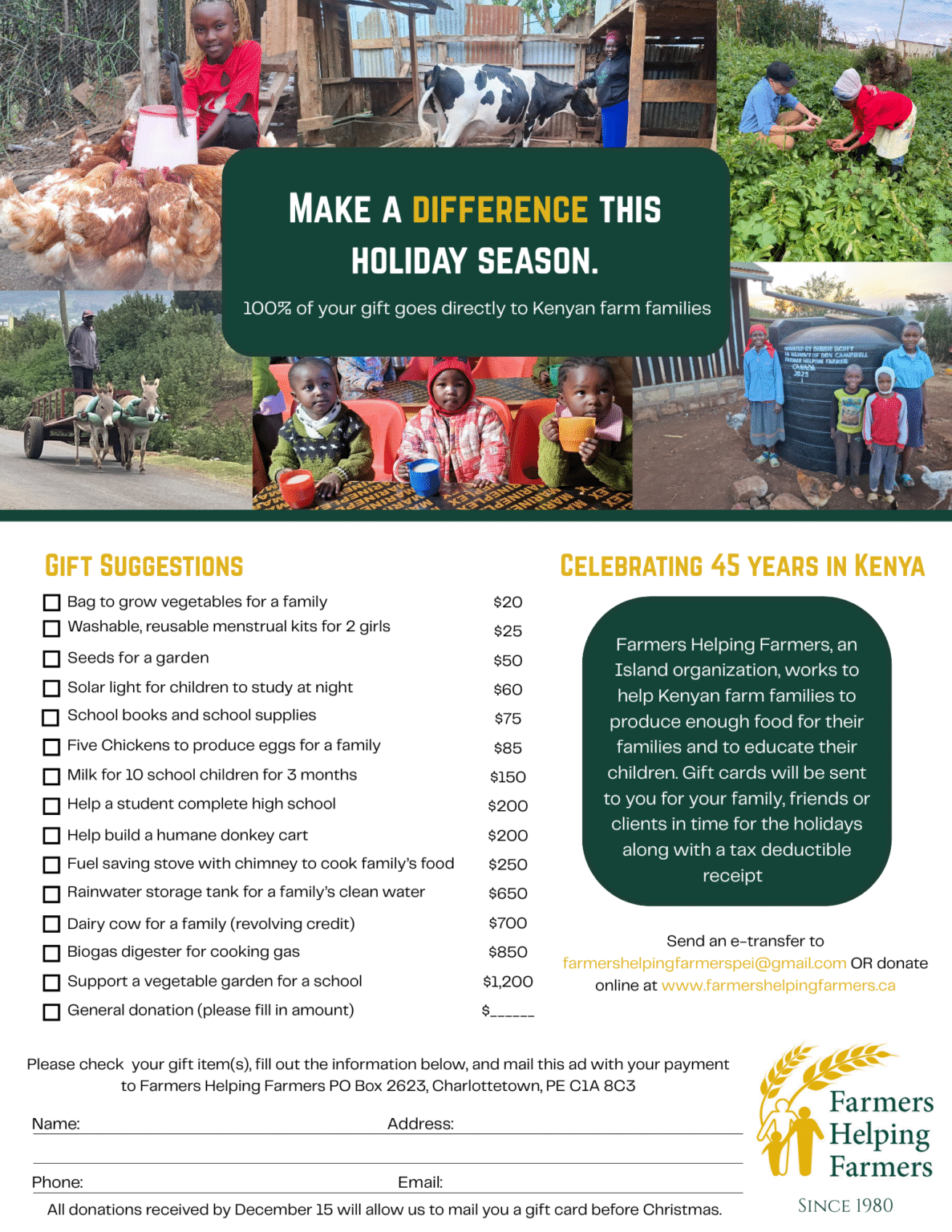 Farmers Helping Farmers | Globally-minded people from P.E.I. partnering ...